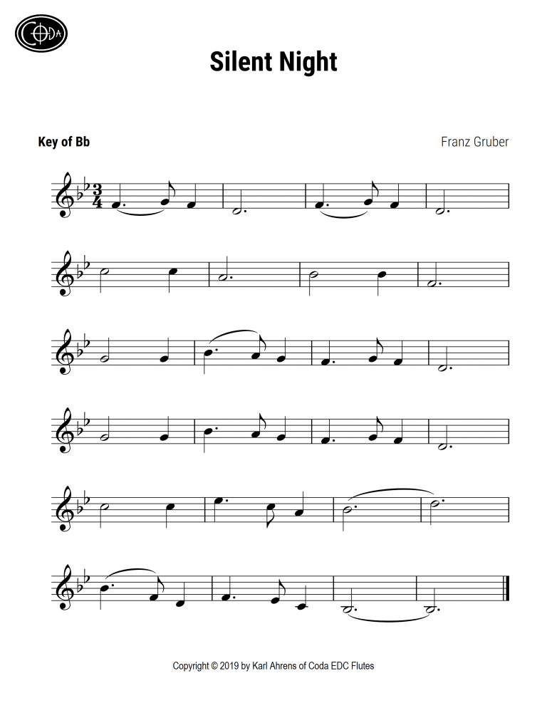 Silent Night - Coda EDC Flutes