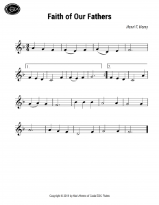 Faith of Our Fathers - Coda EDC Flutes