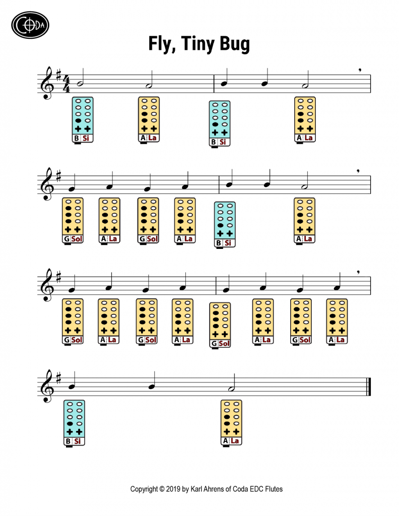 Fly, Tiny Bug - Coda EDC Flutes
