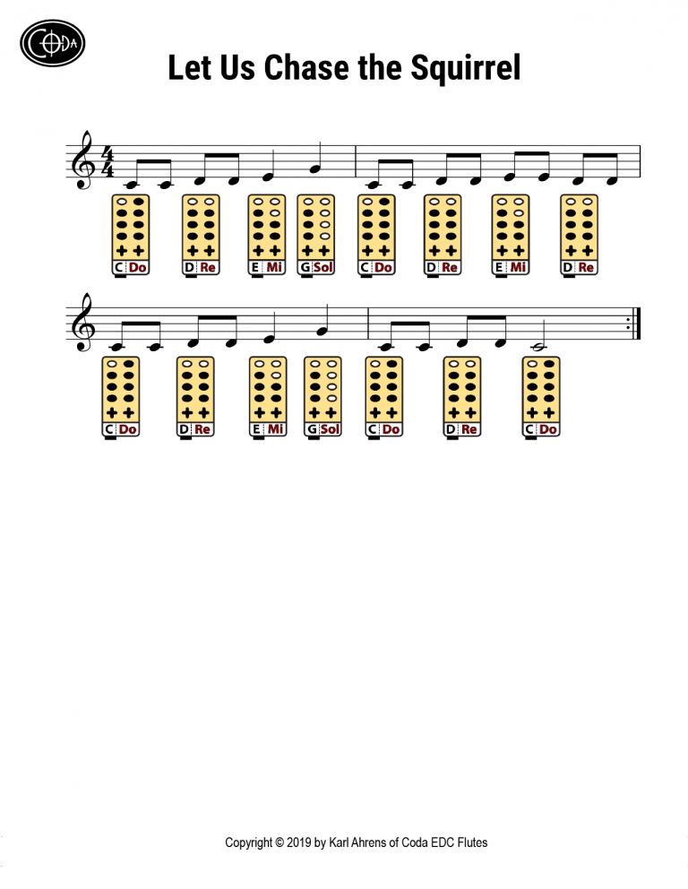 Let Us Chase the Squirrel - Coda EDC Flutes