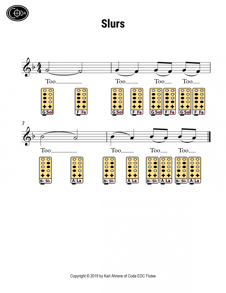 Slurs - Coda EDC Flutes