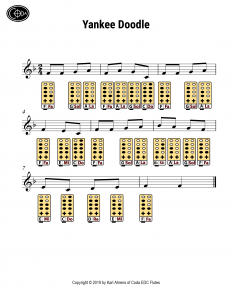 Yankee Doodle - Coda EDC Flutes