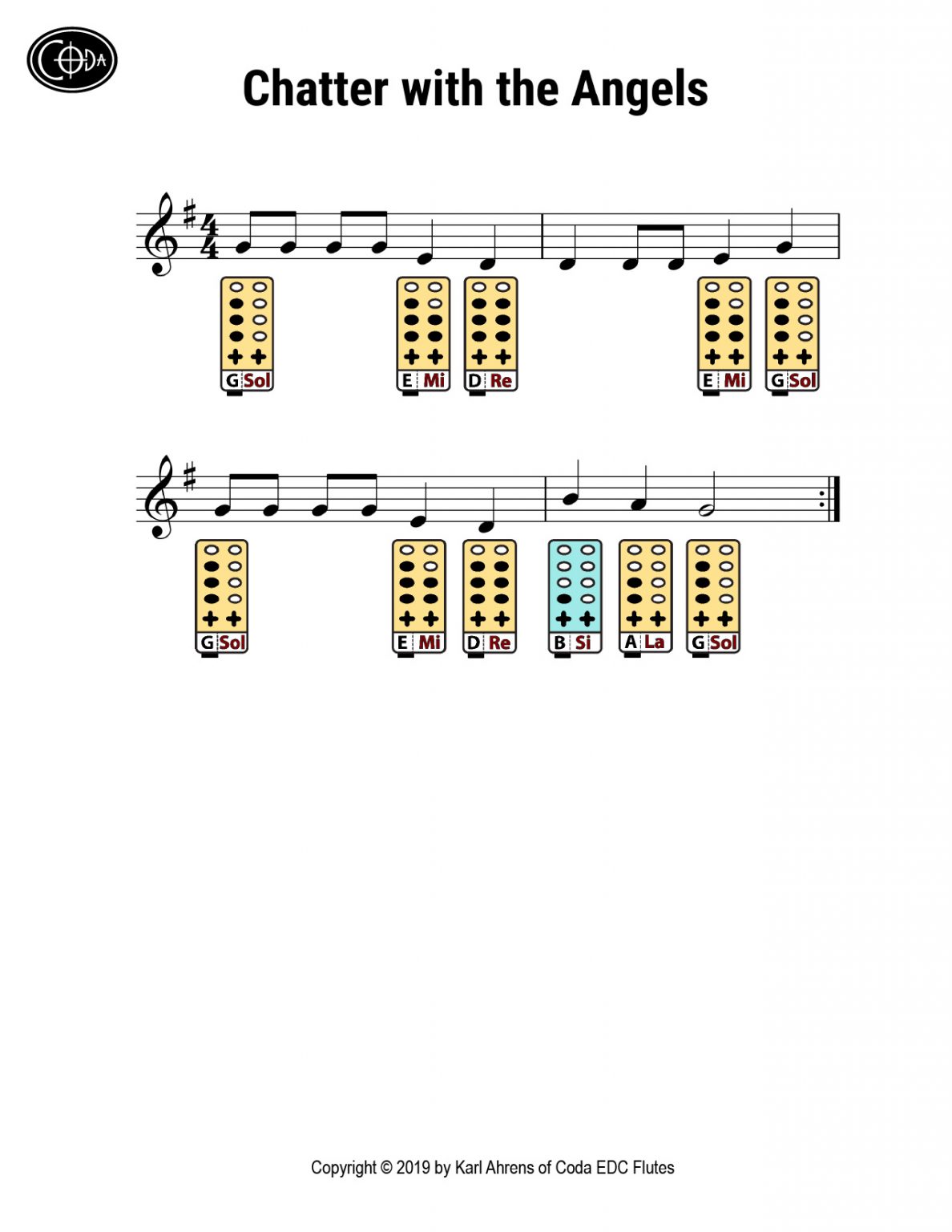 Chatter with the Angels - Coda EDC Flutes